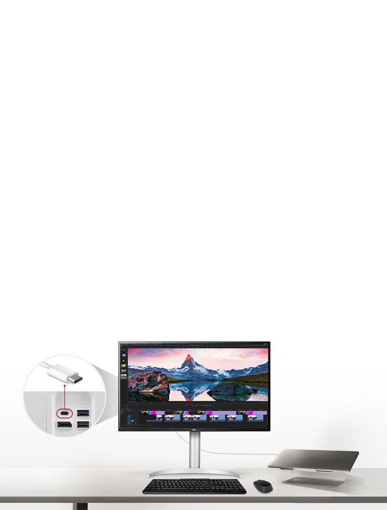 LG 32'' UHD HDR Monitor with USB-C Connectivity (32UP83A-W) | LG USA
