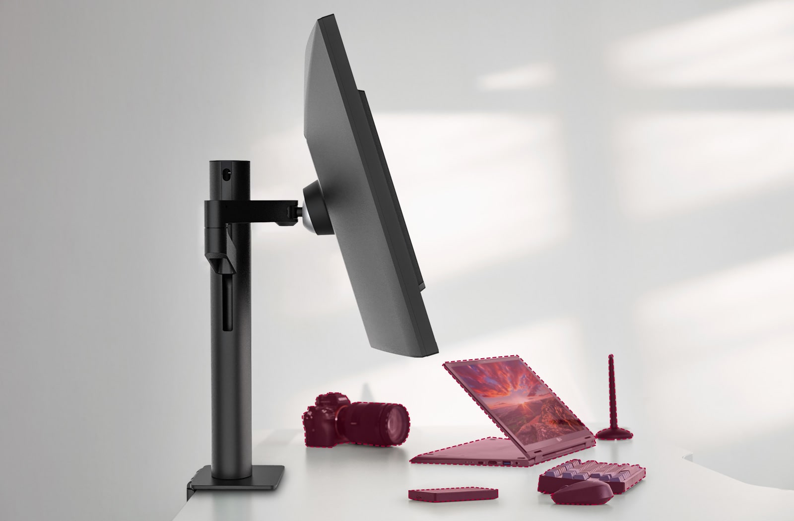 LG 34'' Curved UltraWide™ Ergo QHD IPS HDR Monitor with USB Type C ...