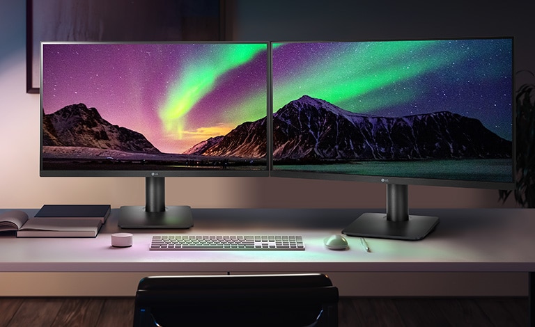 LG 27” FHD 3-Side Virtually Borderless Design IPS Monitor with AMD ...