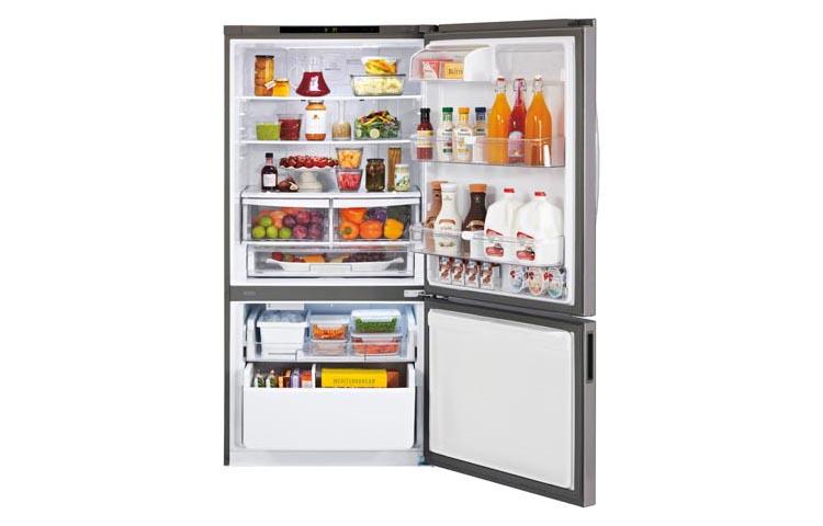 LG LBC24360ST: Large Swing Door Bottom Freezer Refrigerator | LG USA