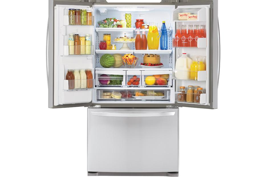 LG LFX21976ST: 3-Door French Door Counter-Depth Refrigerator | LG USA