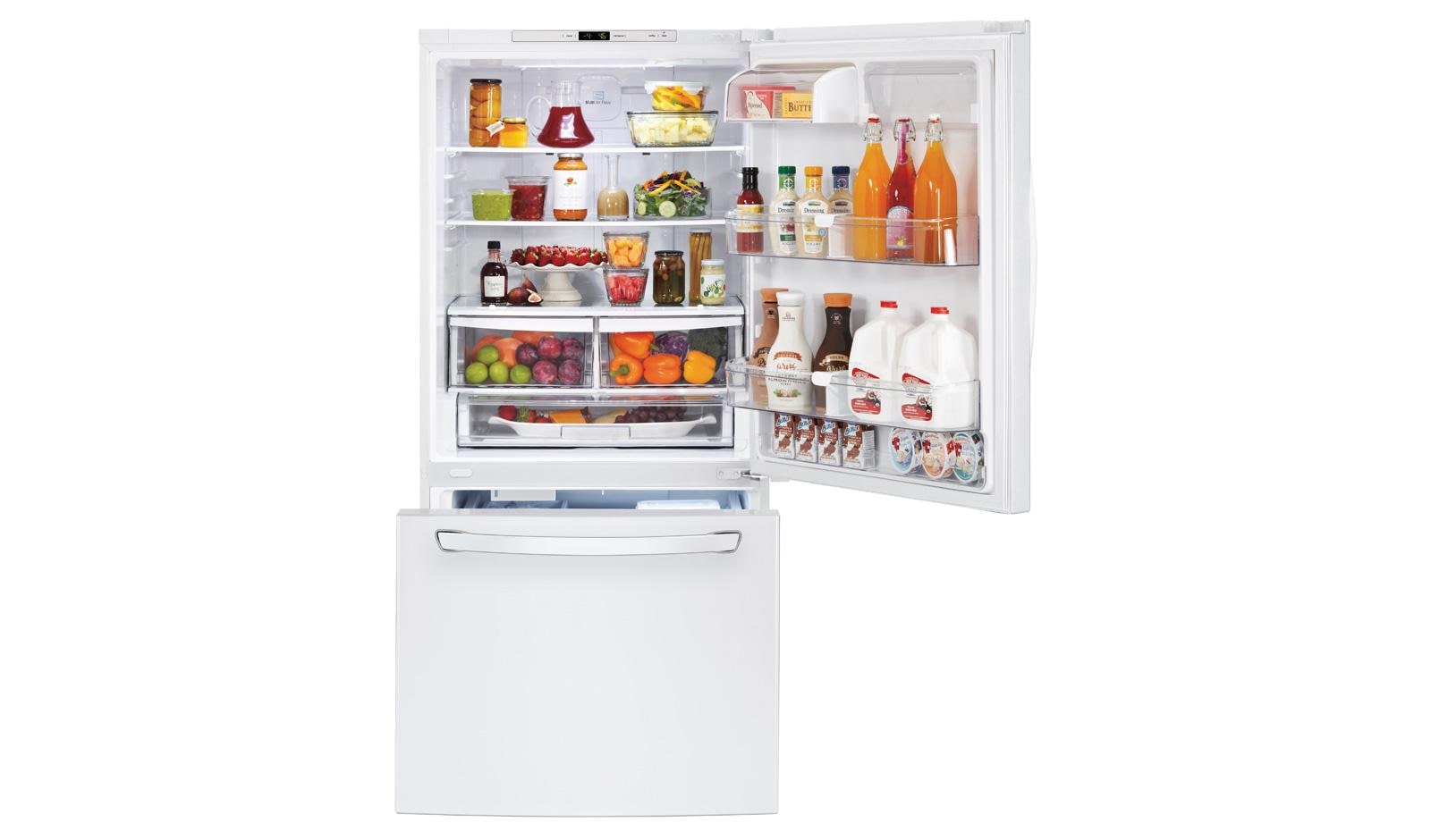 LG LDC24370SW: Large Bottom Freezer Refrigerator | LG USA