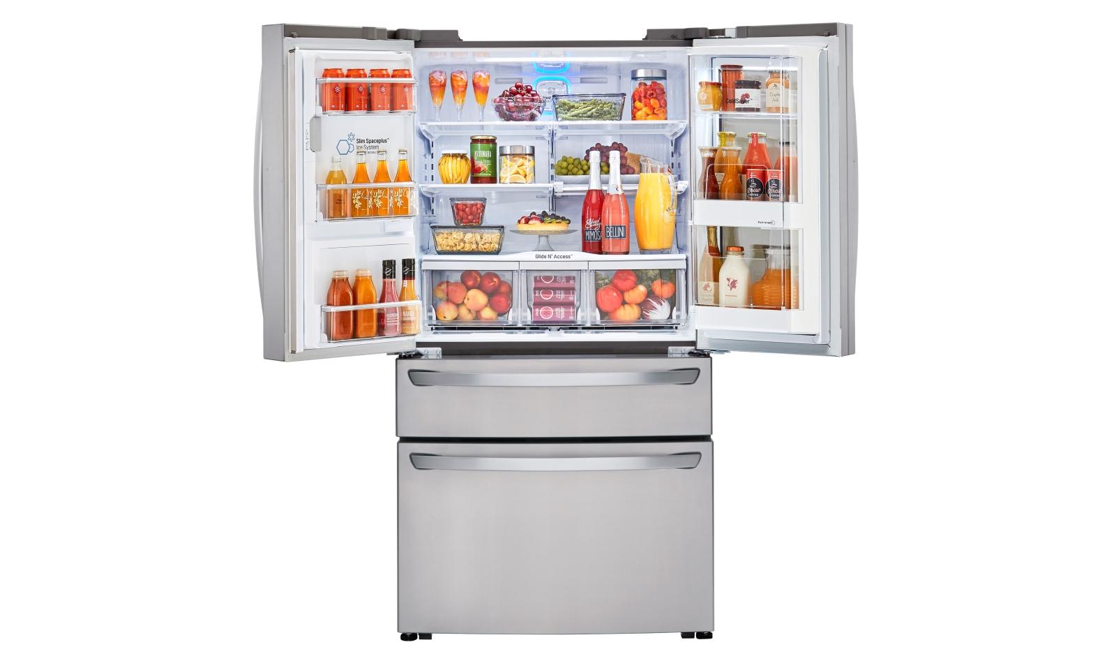 LG LMXS30796S: 30 cu. ft. InstaView™ Door-in-Door® Smart Refrigerator ...