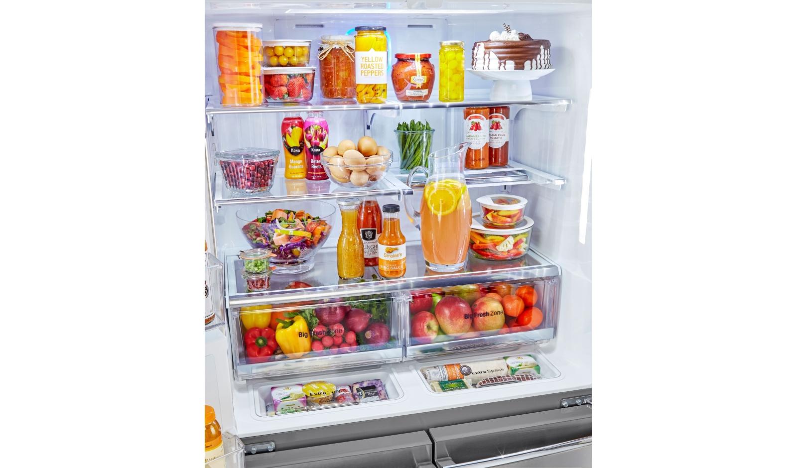 LG 23 cu. ft. Smart wi-fi Enabled French Door Counter-Depth ...