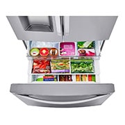 LG LRFXC2406S: 24 cu. ft. Smart wi-fi Enabled French Door Counter-Depth ...