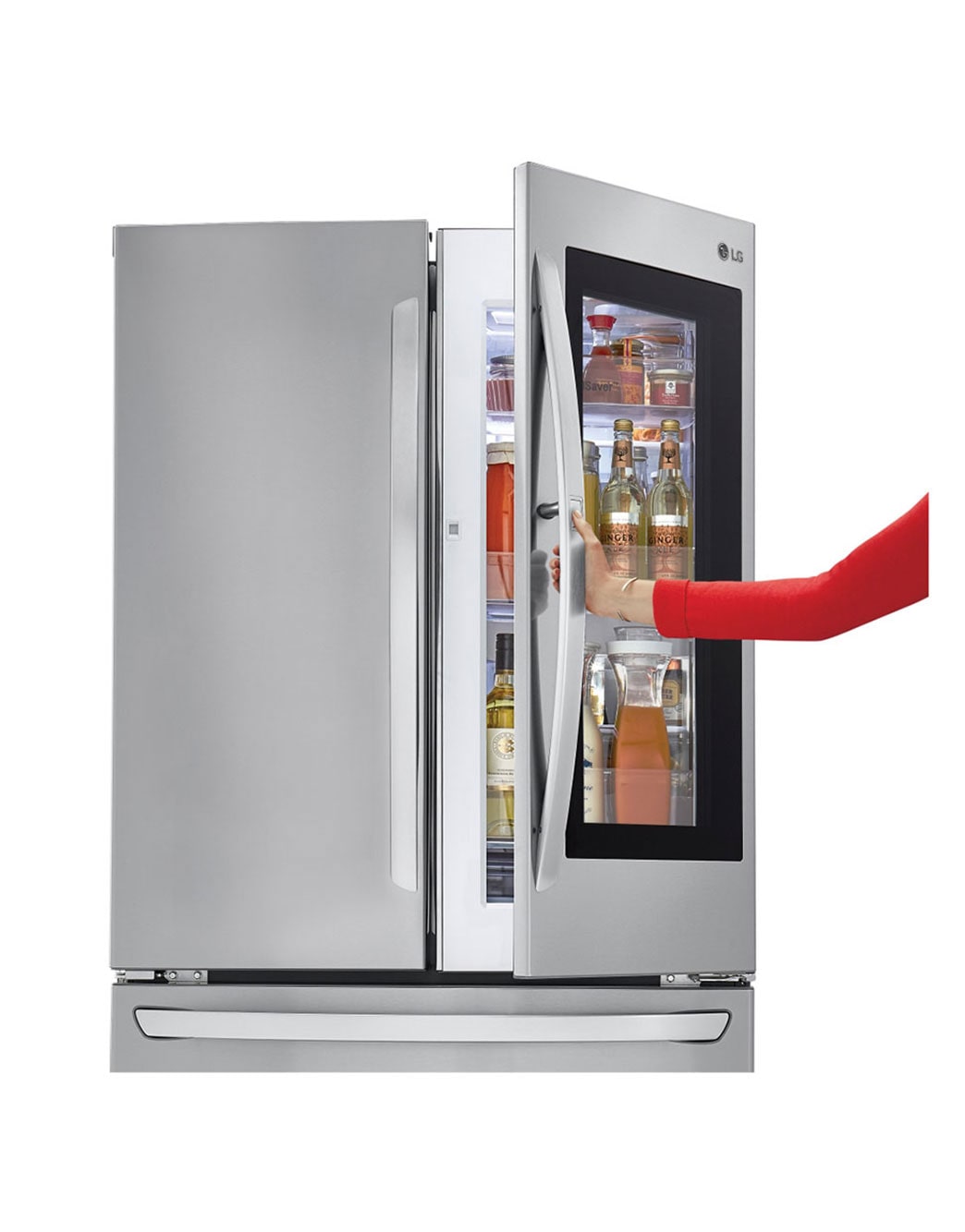 LG LFCS27596S: 27 cu. ft. Smart wi-fi Enabled InstaView™ Door-in-Door ...