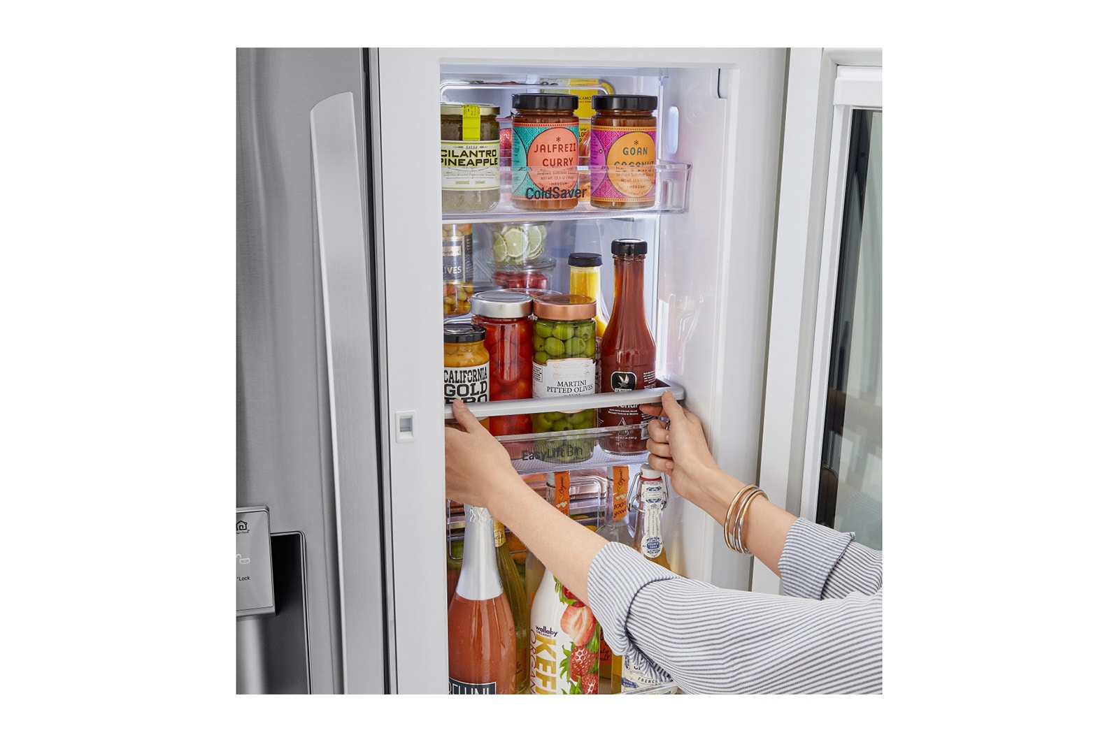 LG LRFVS3006S: 30 cu. ft. InstaView™ Door-in-Door® Refrigerator with ...