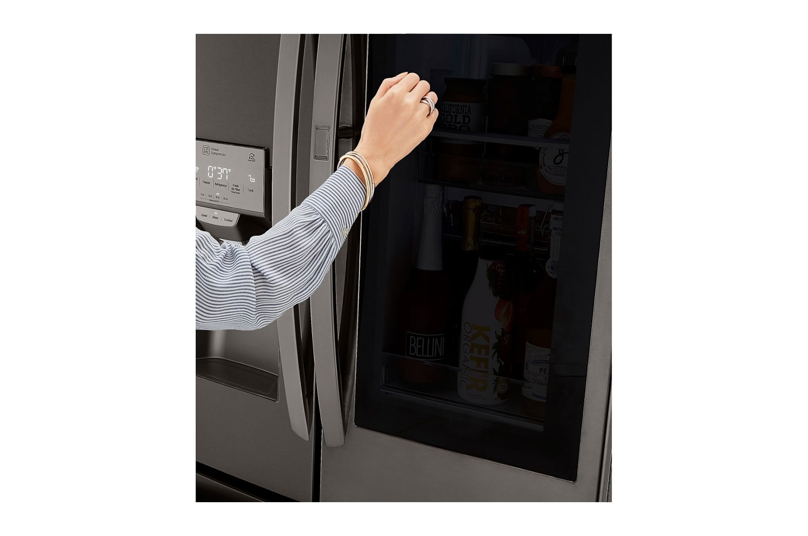 LG LRFVC2406D: 24 cu. ft. InstaView™ Door-in-Door® Refrigerator with ...
