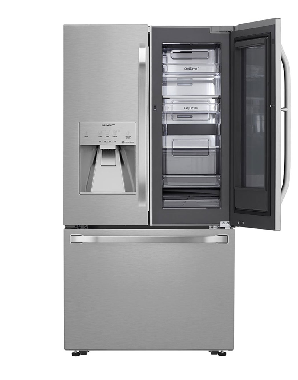 LG SRFVC2406S: 24 cu. ft. InstaView™ Refrigerator with Craft Ice™ | LG USA