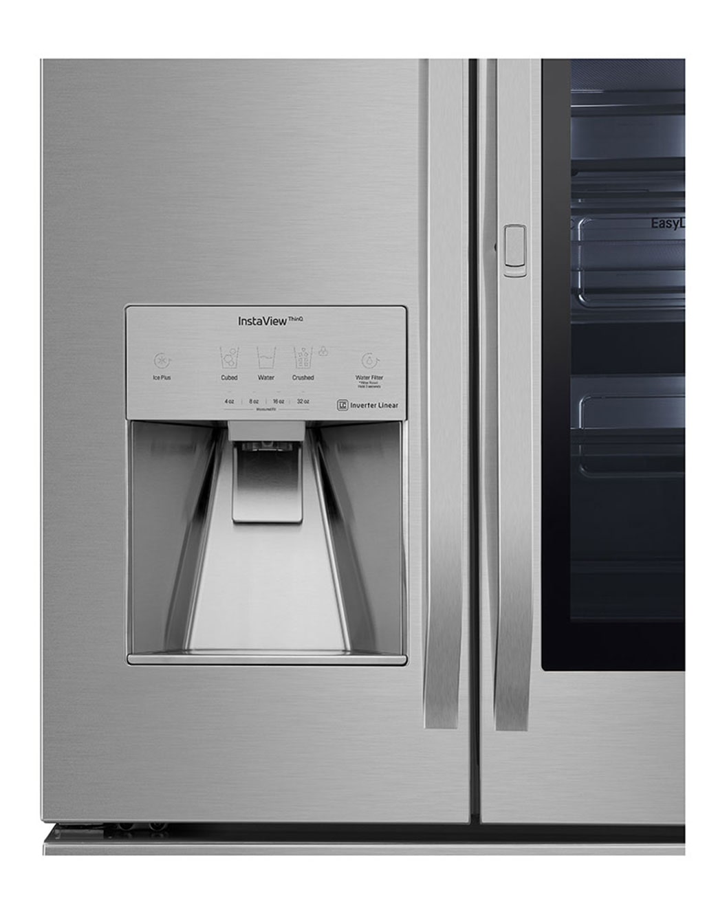 LG SRFVC2406S: 24 cu. ft. InstaView™ Refrigerator with Craft Ice™ | LG USA