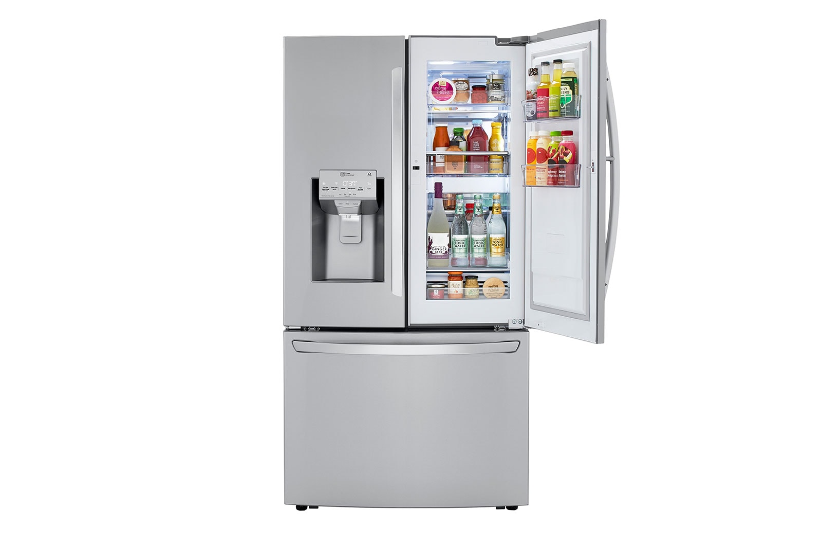 LG LRFDC2406S: 24 cu. ft. Smart wi-fi Enabled Door-in-Door® Counter ...