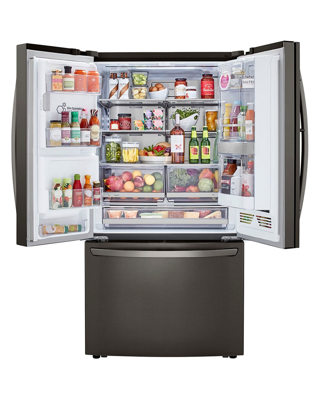 LG LRFDC2406D: 24 cu. ft. Smart wi-fi Enabled Door-in-Door® Counter ...