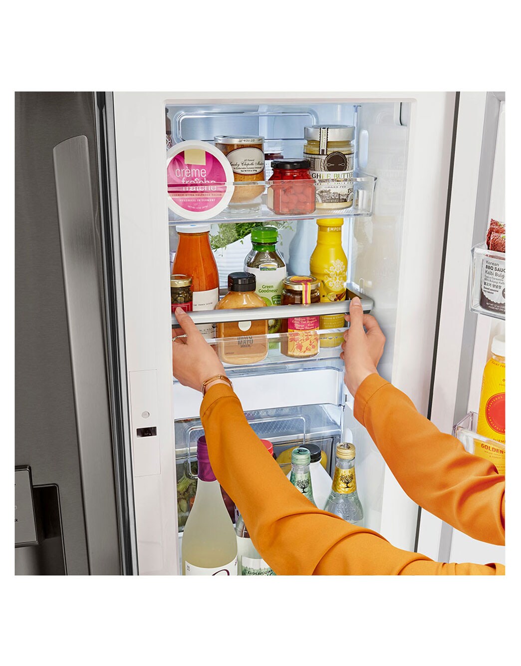 LG LRFDC2406D: 24 cu. ft. Smart wi-fi Enabled Door-in-Door® Counter ...