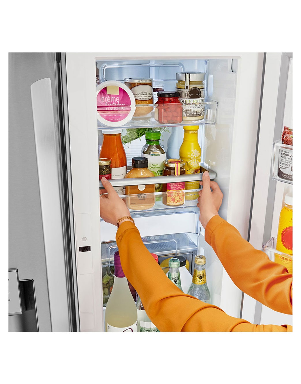 LG LRFDS3016S: 30 cu. ft. Smart wi-fi Enabled Door-in-Door ...