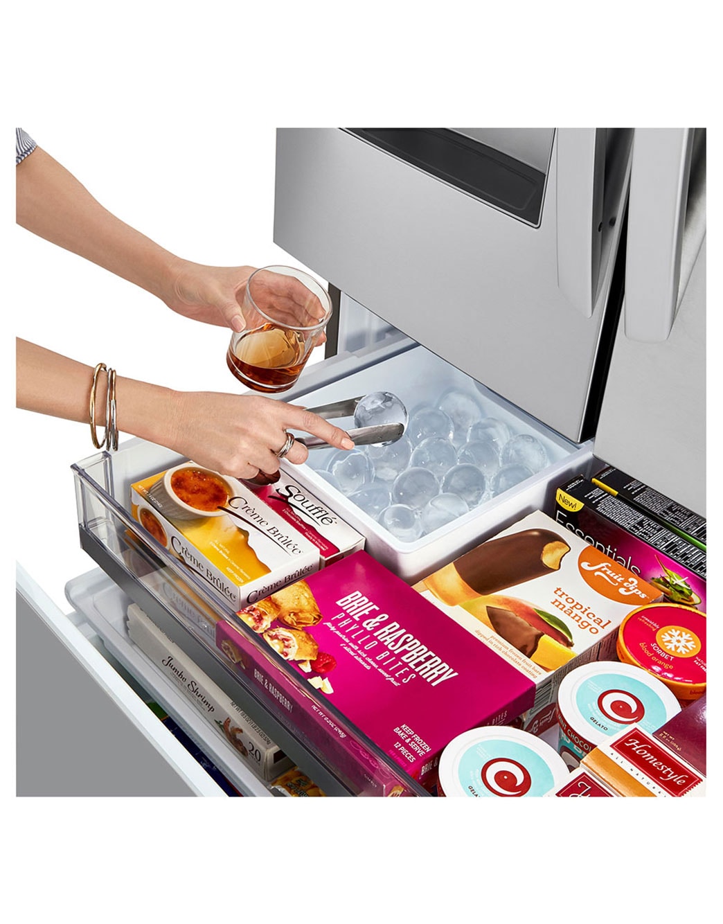 LG LRFDS3016S: 30 cu. ft. Smart wi-fi Enabled Door-in-Door ...