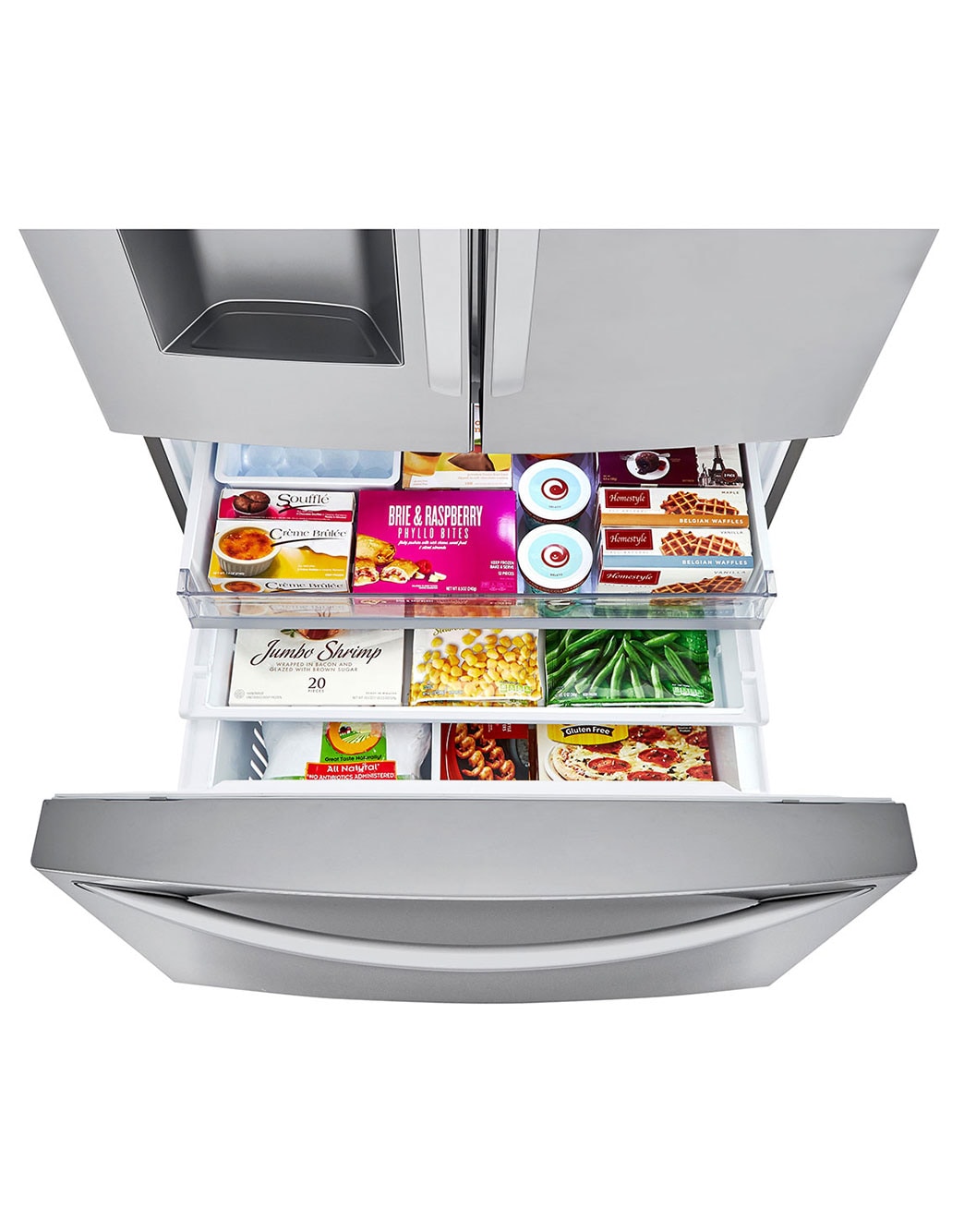 LG LRFDS3016S: 30 cu. ft. Smart wi-fi Enabled Door-in-Door ...