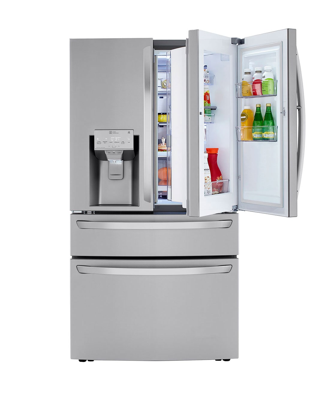 LG 23 cu. ft. Smart wi-fi Enabled Counter-Depth Refrigerator with Craft ...