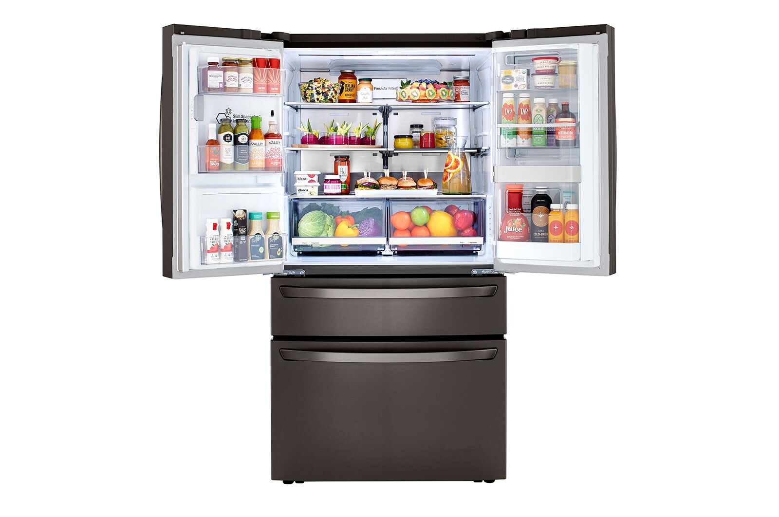 LG 23 cu. ft. Smart Wi-Fi Enabled Counter-Depth Refrigerator with Craft ...