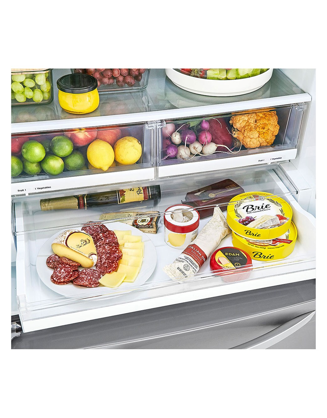 LG 25 cu. ft. French Door Refrigerator (LRFCS25D3S) | LG USA