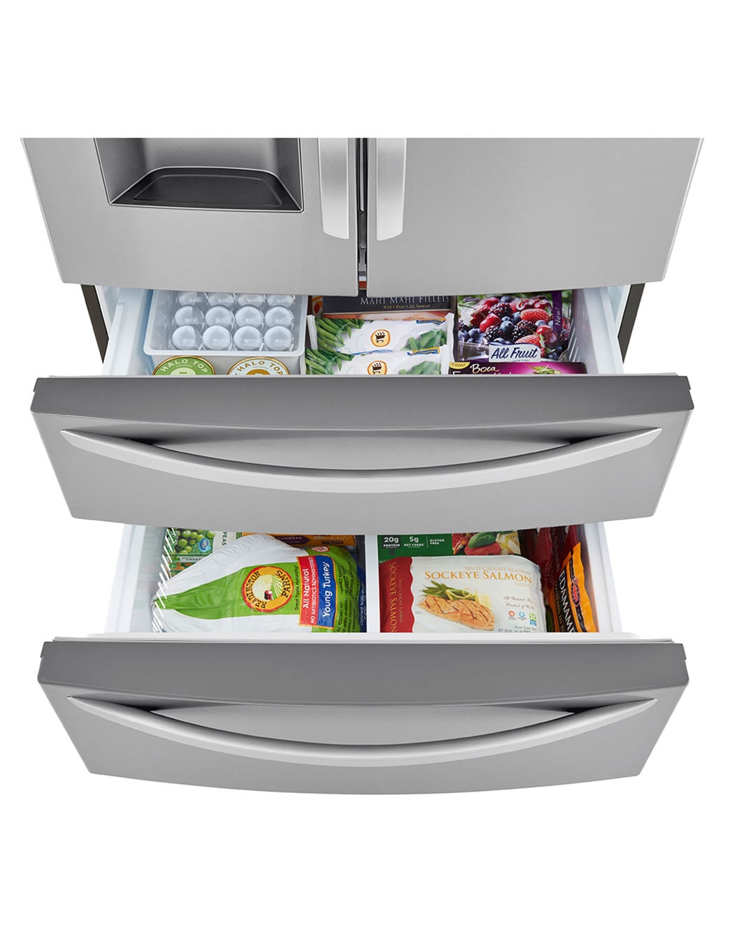 LG LRFWS2906S: 29 cu ft. Smart wi-fi Enabled French Door Refrigerator ...