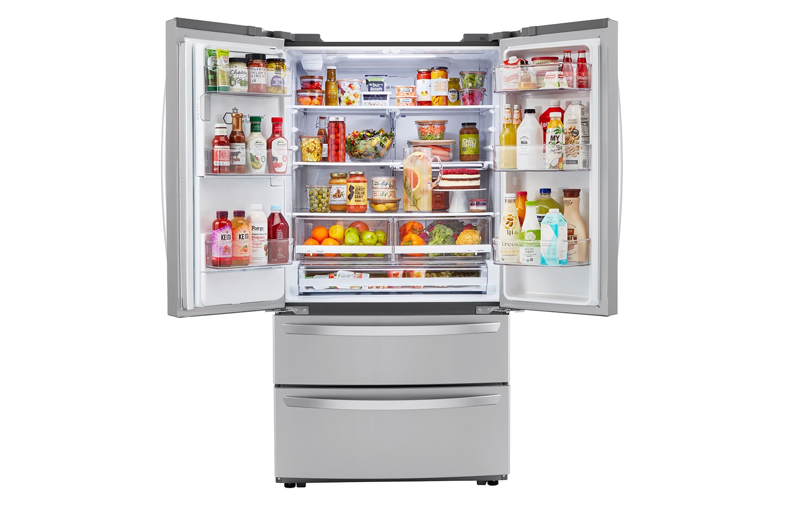 LG LRFWS2906S: 29 cu ft. Smart wi-fi Enabled French Door Refrigerator ...