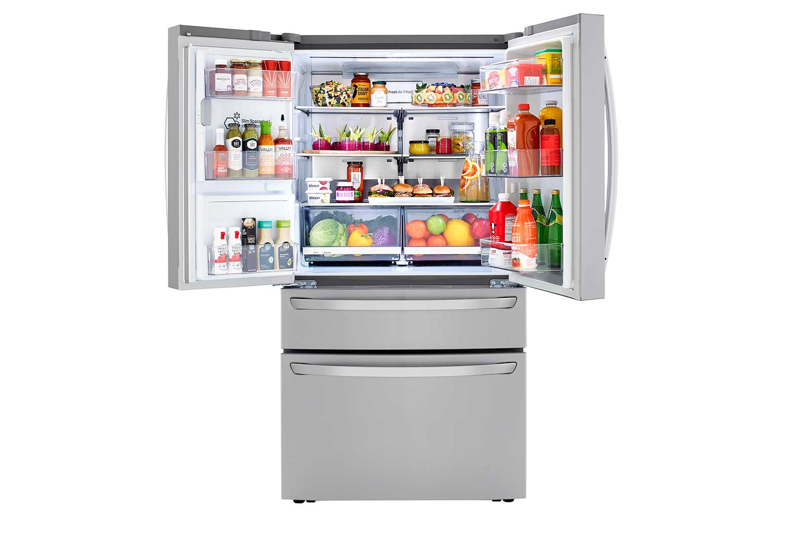 LG LLMXS3006S: 30 cu. ft. Smart French Door Refrigerator | LG USA