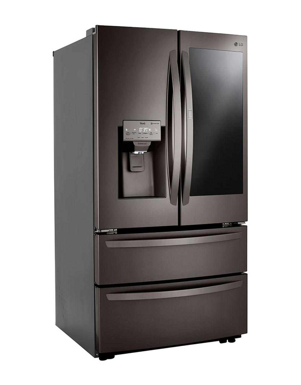 LG LRMVS2806D: 28 cu ft. Smart InstaView® Door-in-Door® Double Freezer ...
