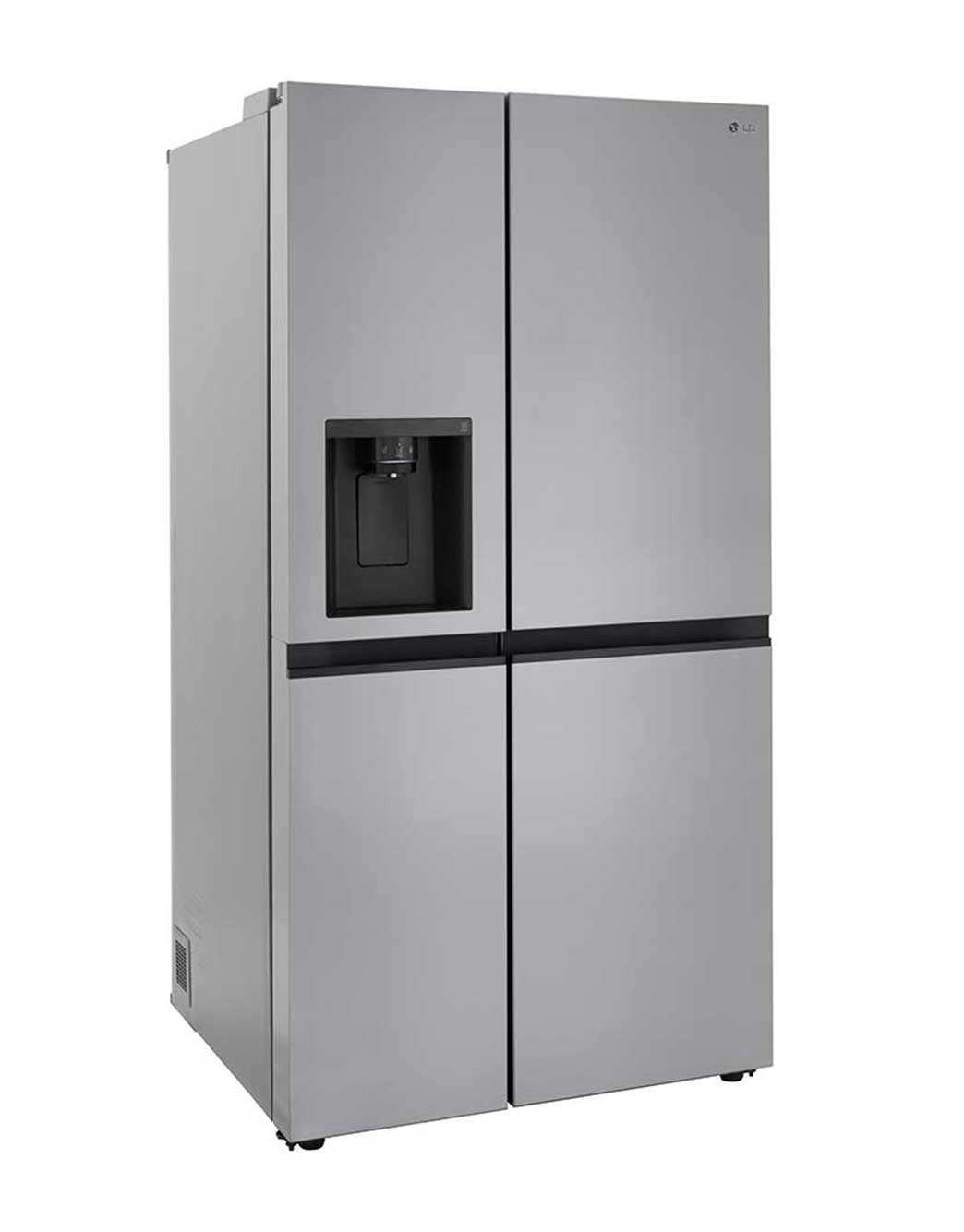 LG 27 cu. ft. Side-by-Side Refrigerator with Smooth Touch Ice Dispenser ...