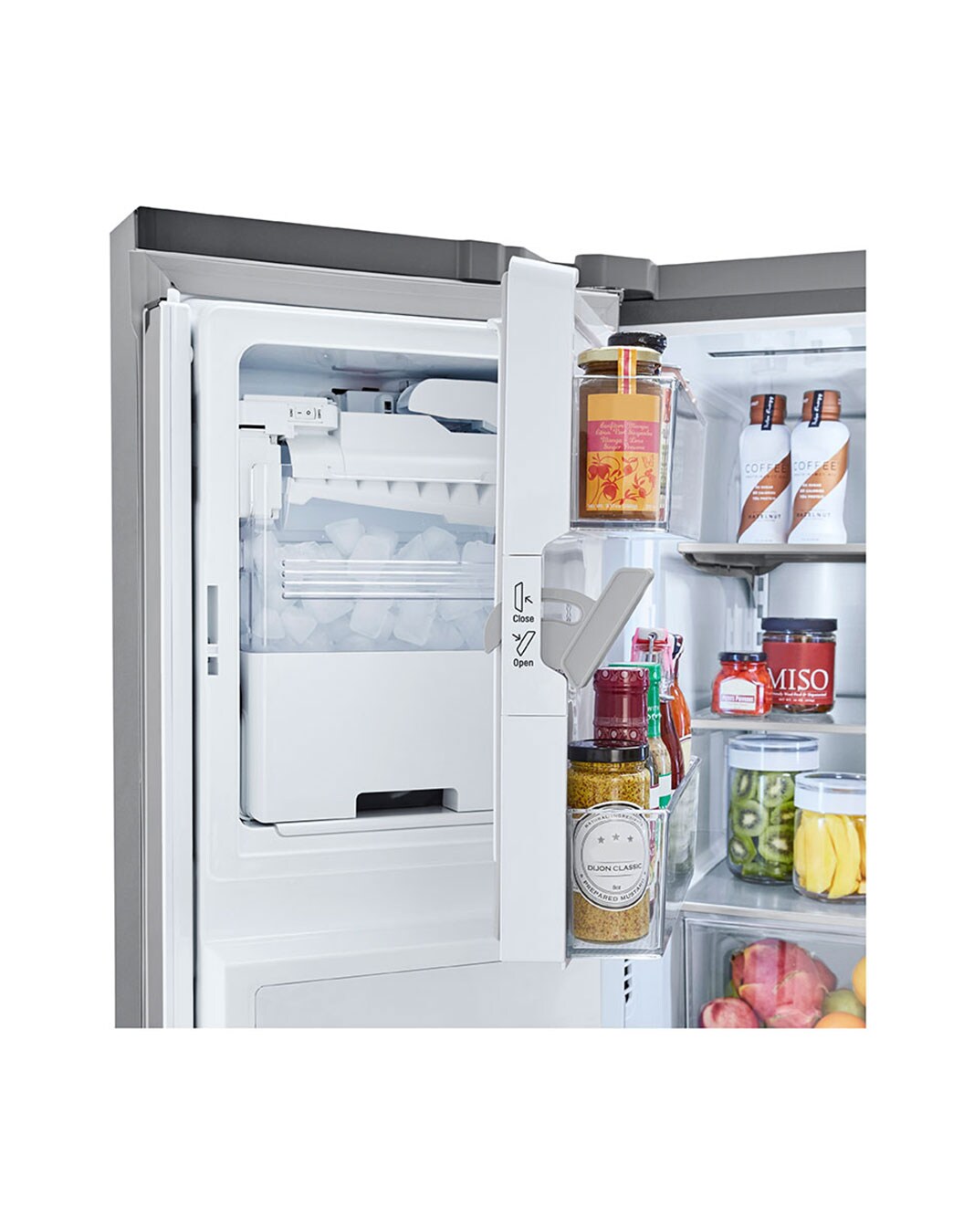 LG LRFXS2513S: 25 cu. ft. Smart French Door Refrigerator with Craft Ice ...