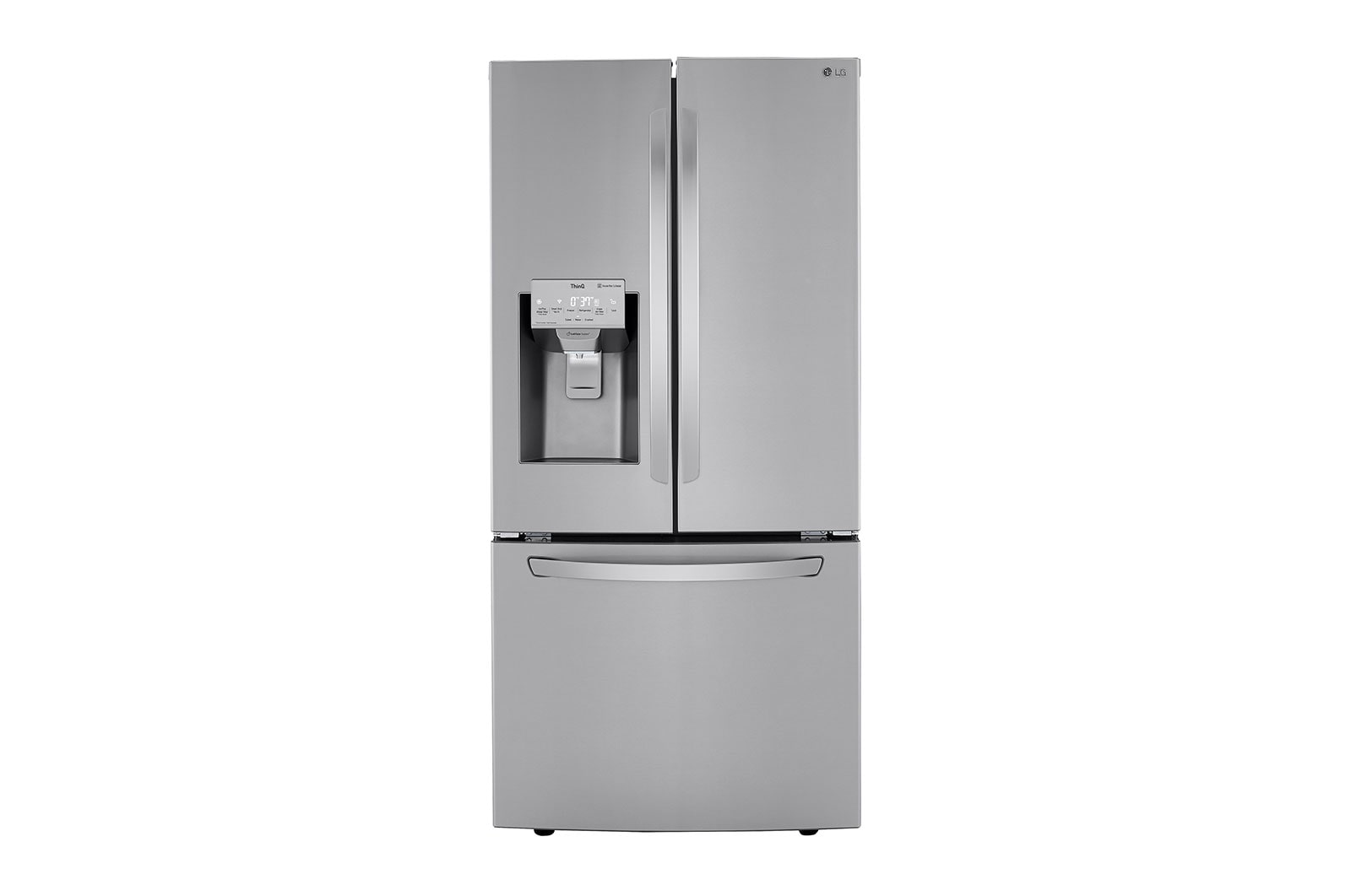 LG LRFXS2513S: 25 cu. ft. Smart French Door Refrigerator with Craft Ice ...
