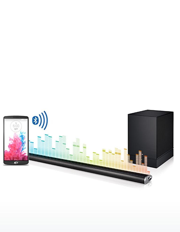 LG NB4543: 320W 4.1ch Sound Bar Audio System with Wireless Subwoofer ...