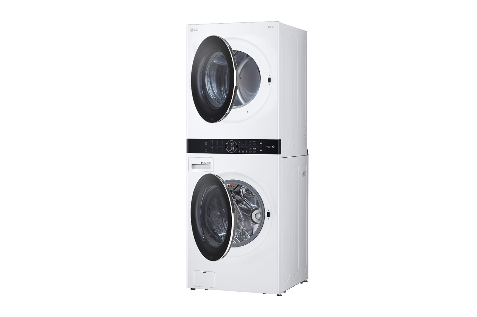 LG Front Load WashTower™ Washer & Gas Dryer Combo (White) | LG USA