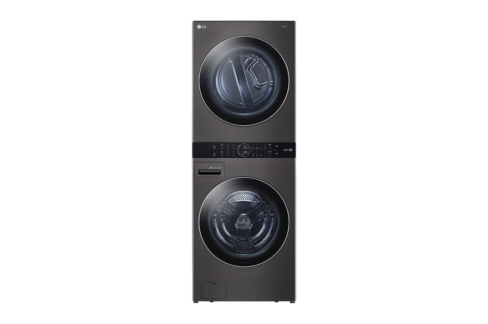 LG Front Load WashTower™ Washer & Electric Dryer Combo (Black) | LG USA