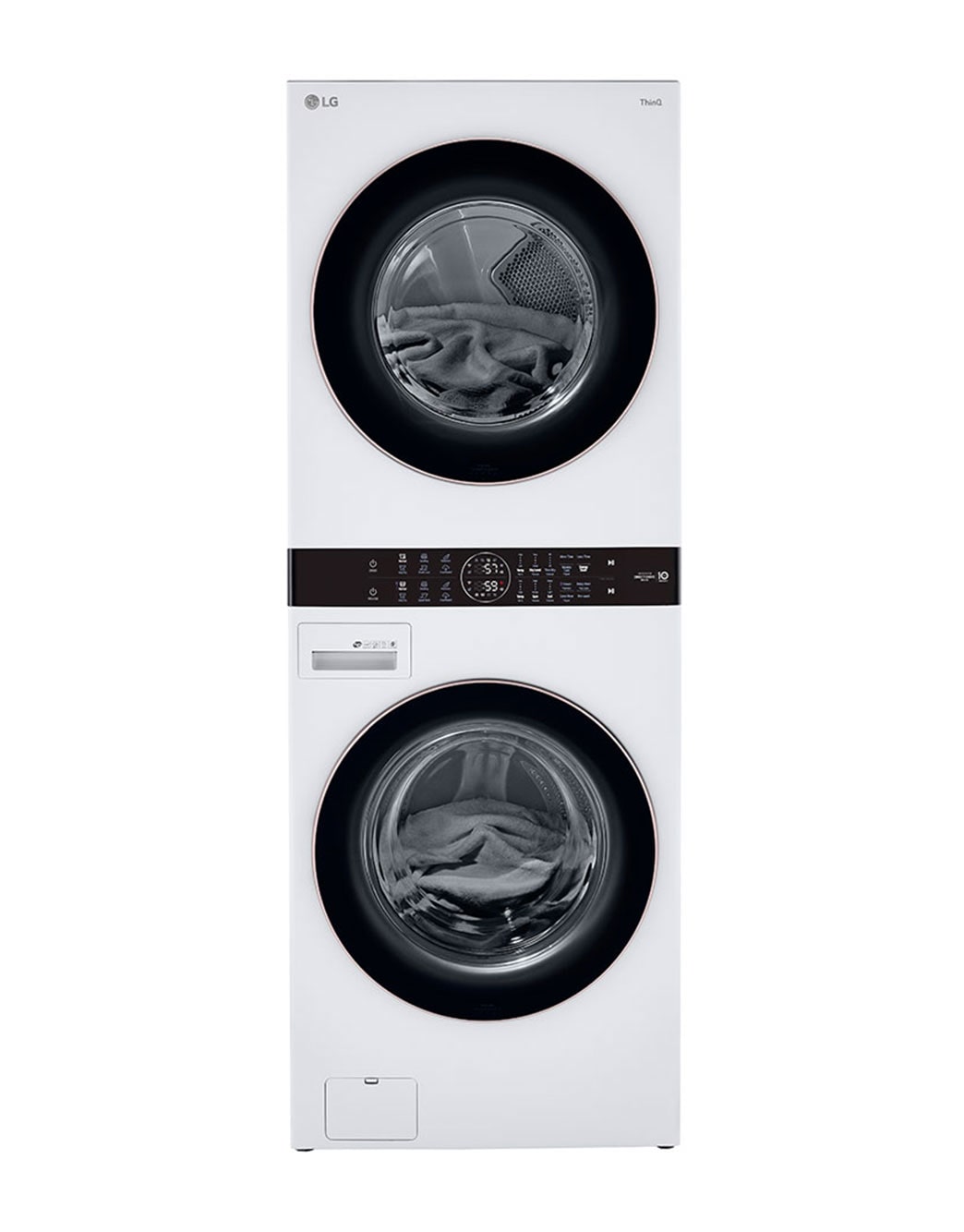 LG WKE100HWA: Single Unit Front Load LG WashTower™ with Center Control ...