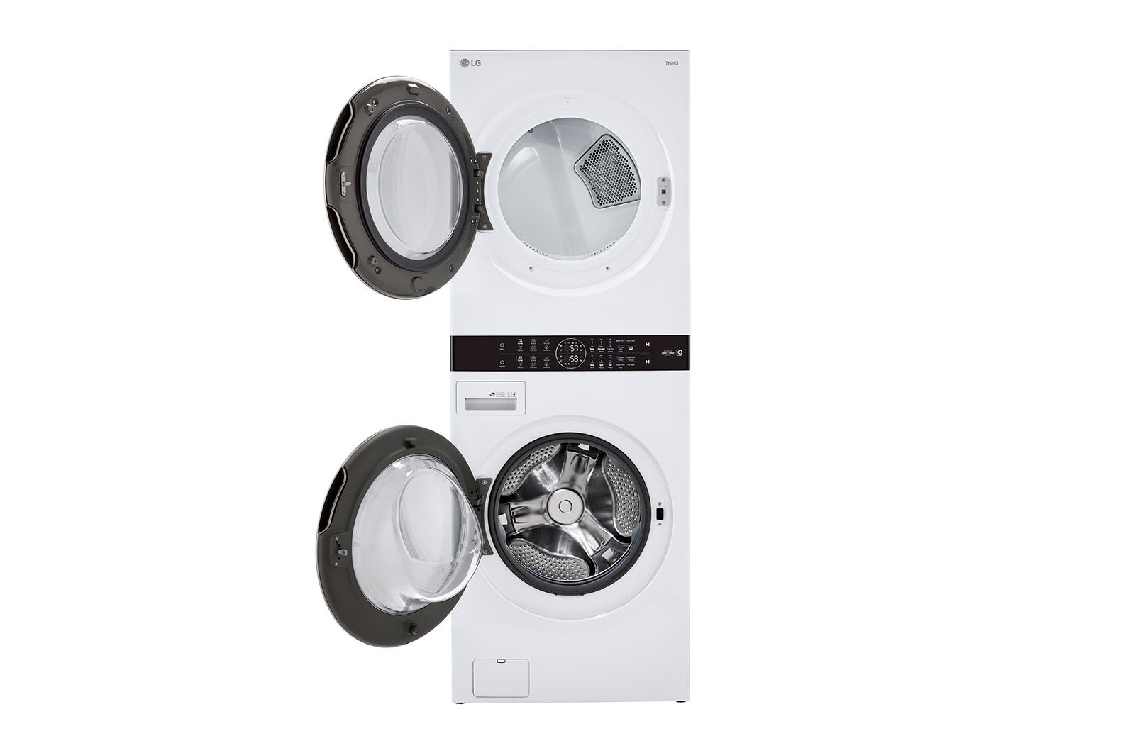 LG WKE100HWA: Single Unit Front Load LG WashTower™ with Center Control ...