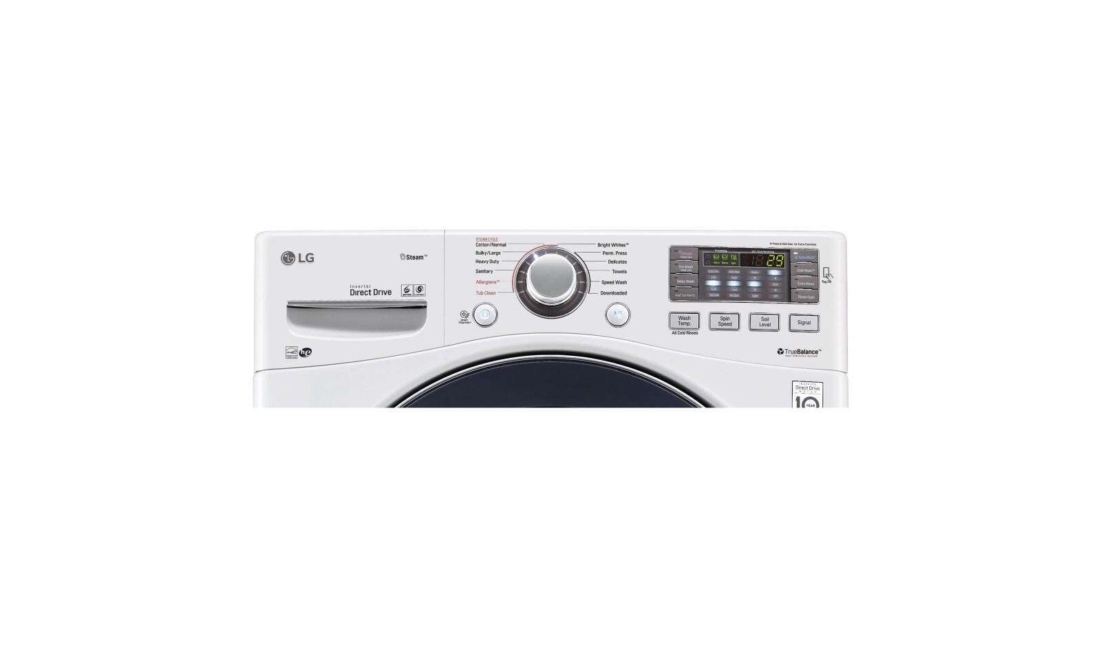 LG WM3770HWA: Ultra Large Front Load Smart ThinQ Steam Washer | LG USA