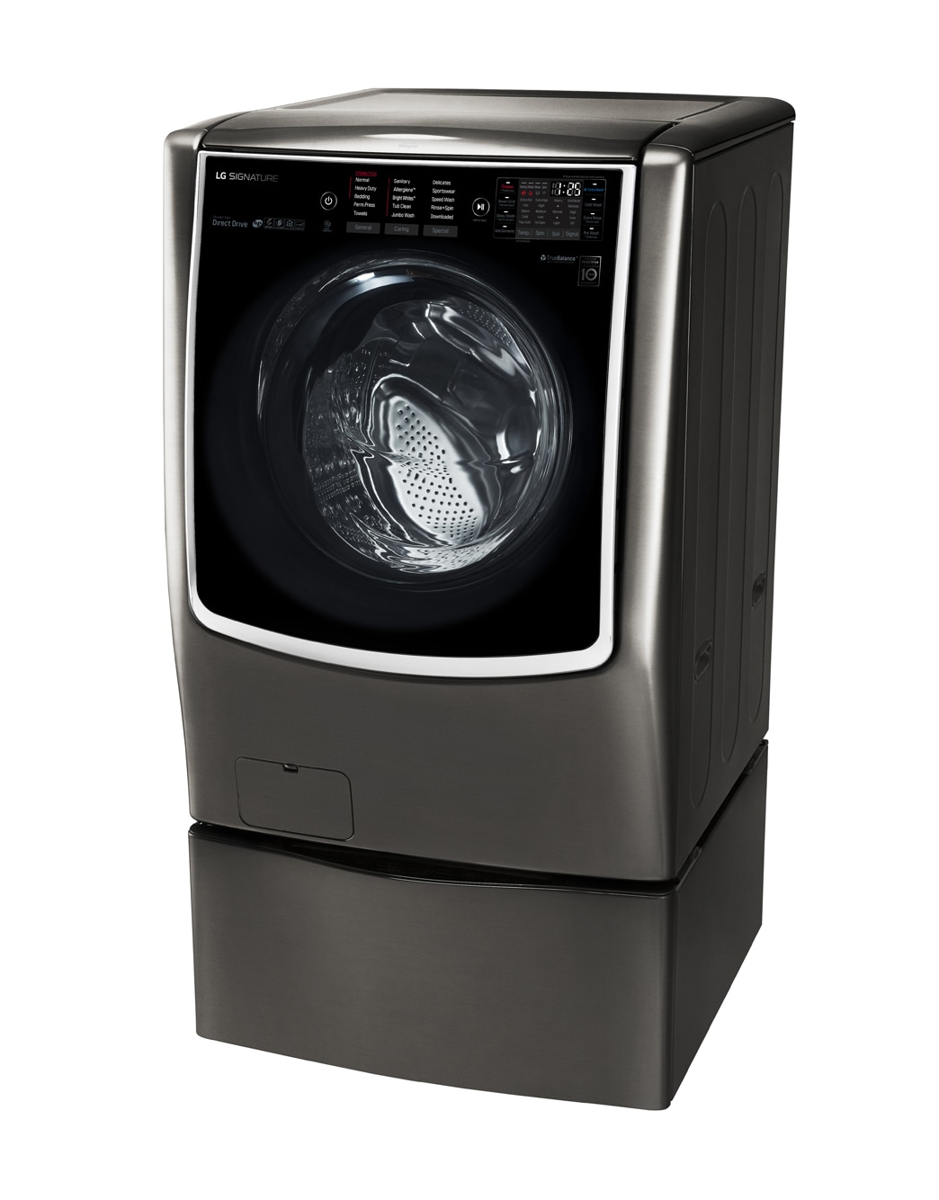 LG SIGNATURE 5.8 cu. ft. Large Smart wi-fi Enabled Front Load Washer ...