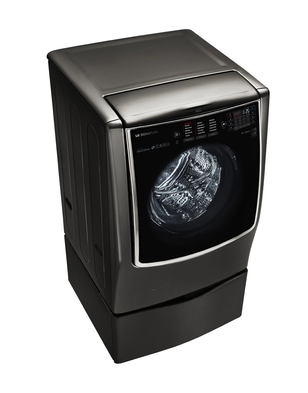 LG SIGNATURE 5.8 cu. ft. Large Smart wi-fi Enabled Front Load Washer ...