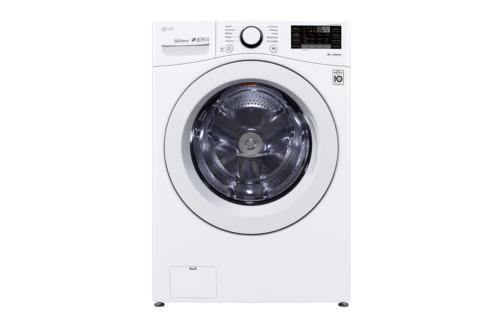 LG WM3460CW: 4.5 cu. ft. Ultra Large Smart wi-fi Enabled Front Load ...