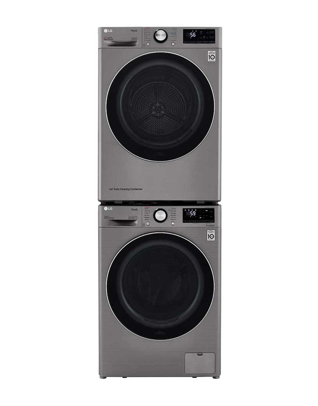 LG WM1455HVA: 2.4 cu.ft. Smart wi-fi Enabled Compact Front Load Washer ...