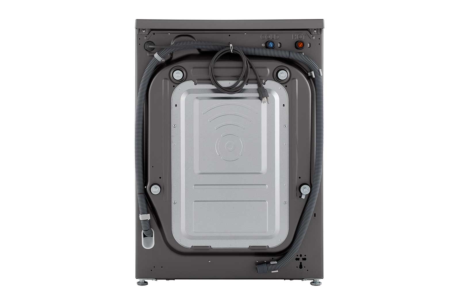 LG WM1455HVA: 2.4 cu.ft. Smart wi-fi Enabled Compact Front Load Washer ...