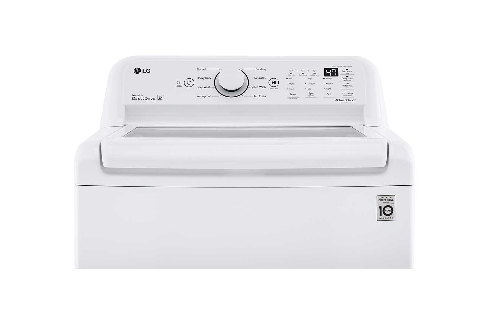 LG WT7000CW: 4.5 cu. ft. Ultra Large Capacity Top Load Washer with ...