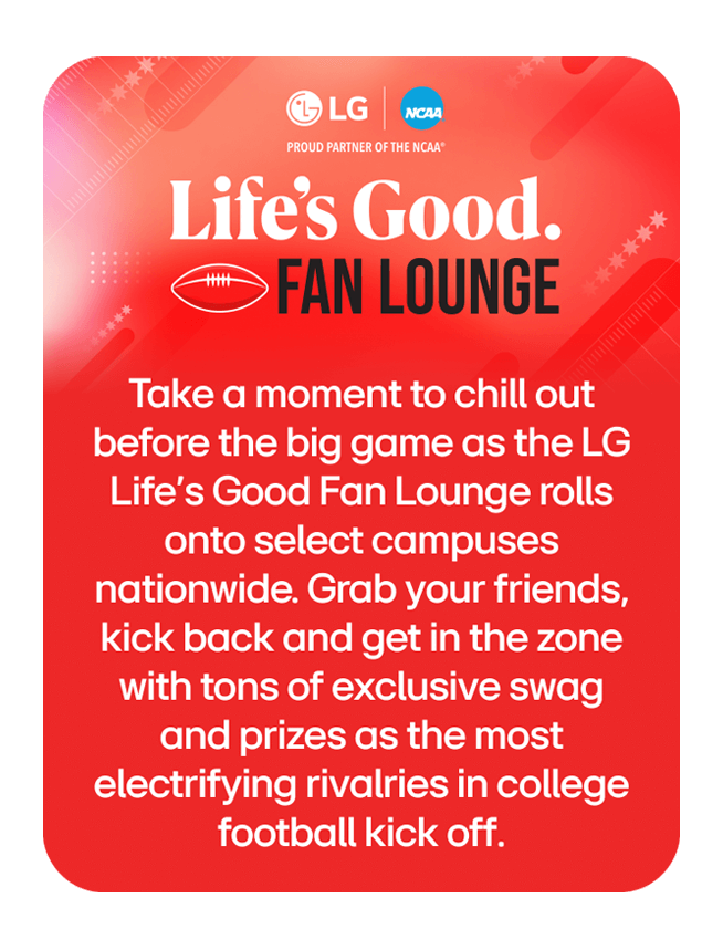 LG x NCAA Partnership | LG USA