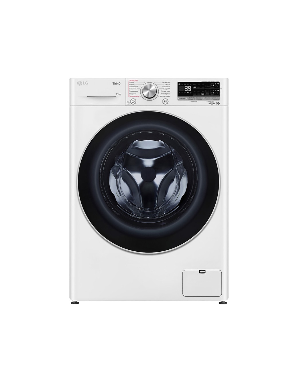 LG 11 kg, kir yuvish mashinasi, AIDD™, Steam+™, ezDispense™ | LG Узбекистан