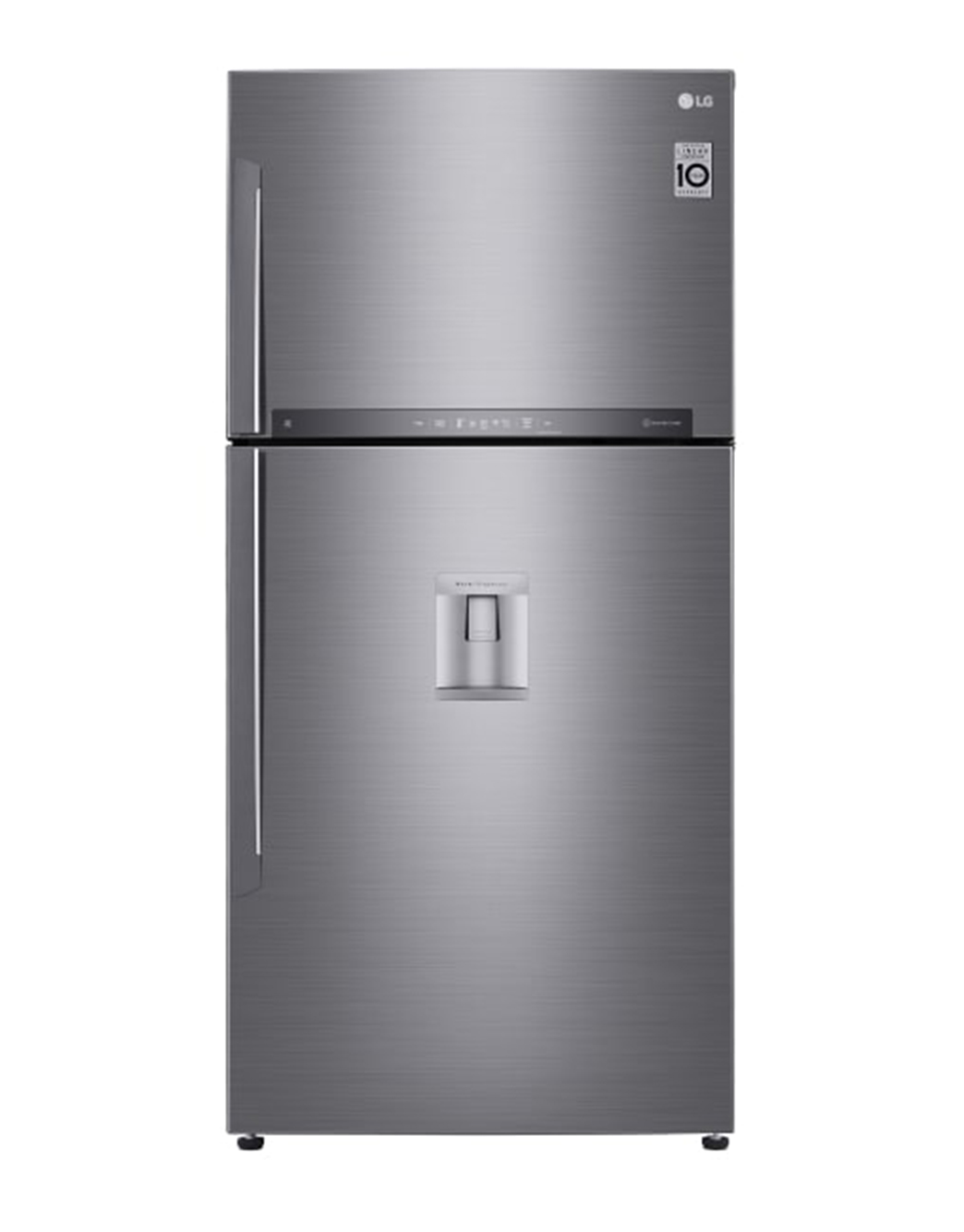 Холодильник LG с верхней морозильной камерой с линейным инверторным ...