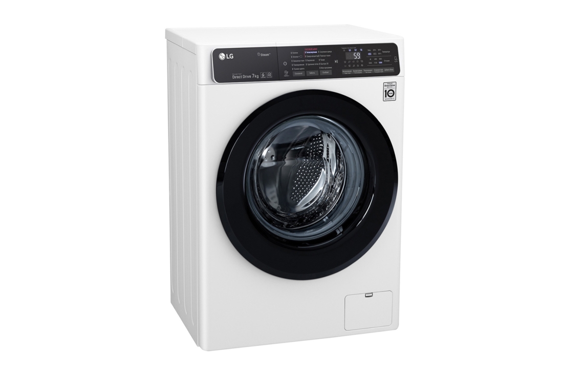 LG Стиральная машина LG с фронтальной загрузкой, 7 кг, Стирка с паром ...