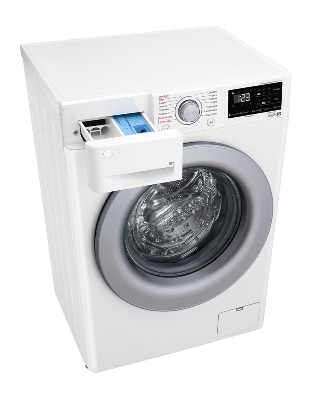 Купить Стиральная машина LG 9 кг - AIDD™ | Steam™ | Элегантный дизайн - F2V3FS4W | LG Узбекистан
